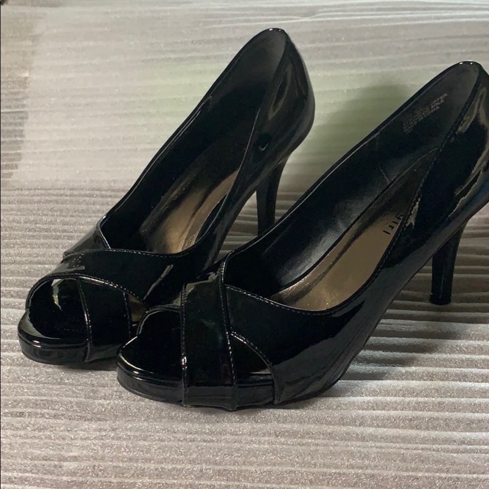 Madden Girl Graate Patent Platform Heels. - Gem